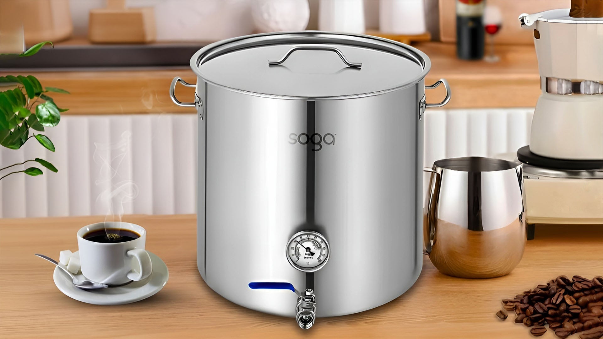 Stainless Steel Brewery Pots Australia | SOGA 33-98L – HeyHey – HeyHey ...