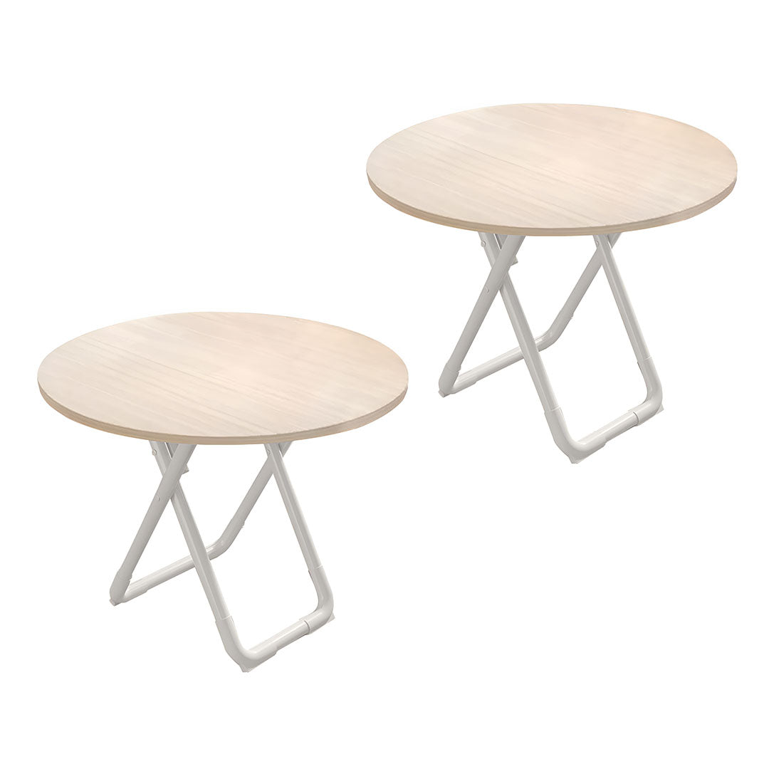 SOGA 2X 80cm Light Wood Color Table Versatile Use Modern Design for Ho ...